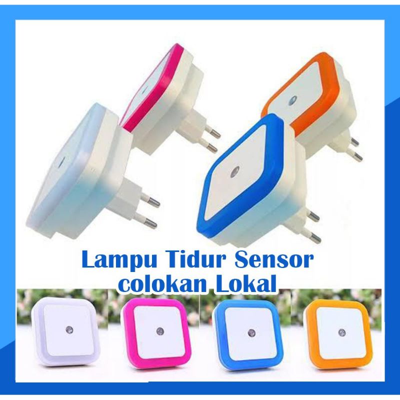 Jual LAMPU TIDUR LED Kotak Sensor Cahaya 0.5Wact Colokan Bulat ...