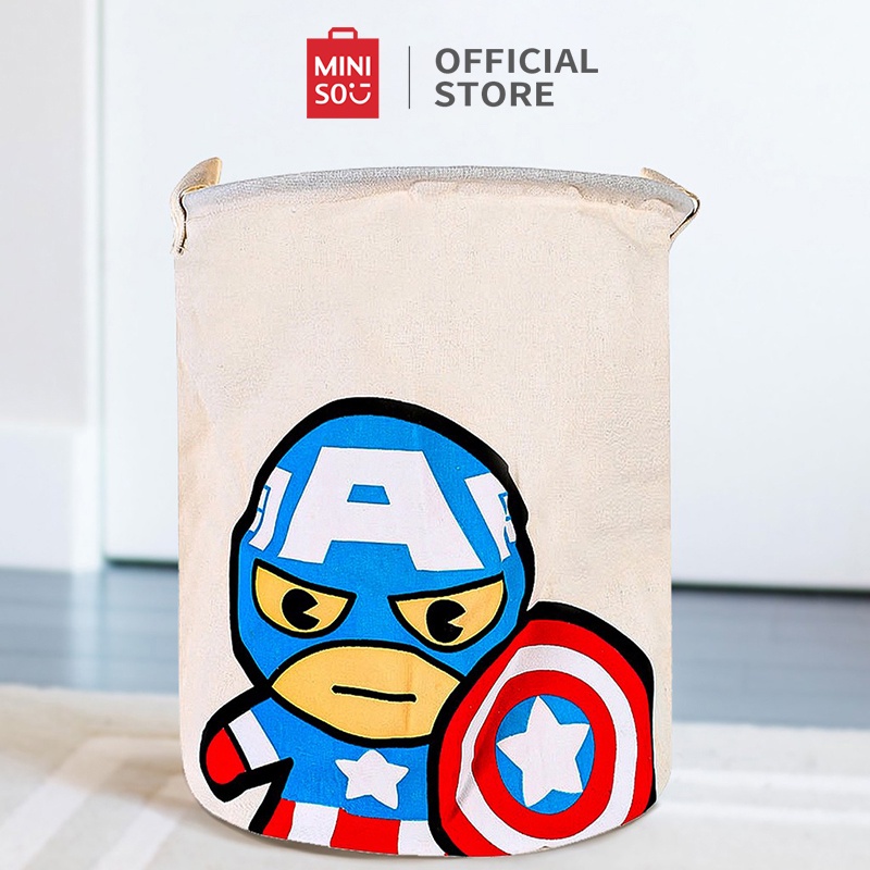 Jual Miniso Official Marvel-Storage Bucket (Captain America) | Shopee ...