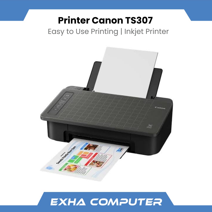 Jual Printer Inkjet Canon Pixma TS307 Wireless Printer | Shopee Indonesia