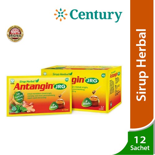 Jual 1 Sachet Antangin JRG Syrup / Masuk Angin / Daya Tahan Tubuh ...