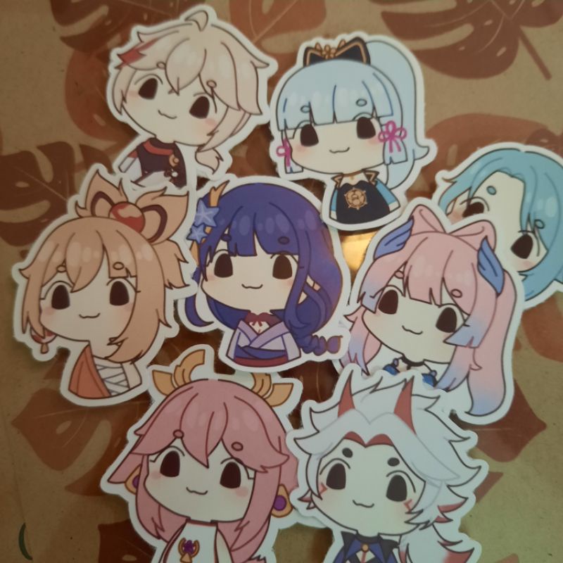 Jual [READY STOCK] Sticker Genshin Impact Inazuma | Shopee Indonesia