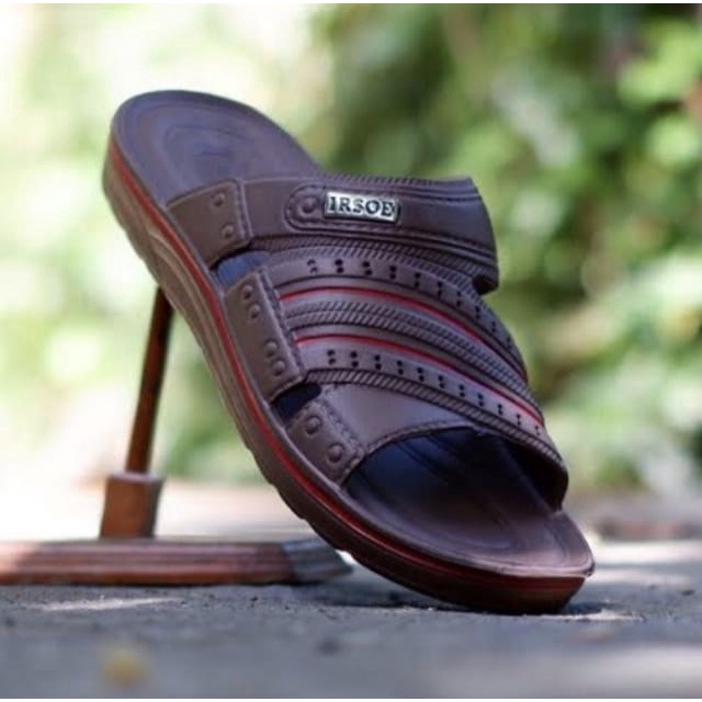 Jual SENDAL IRSOE 909-1 SLOP PRIA/SENDAL KARET/SENDAL COWOK | Shopee ...