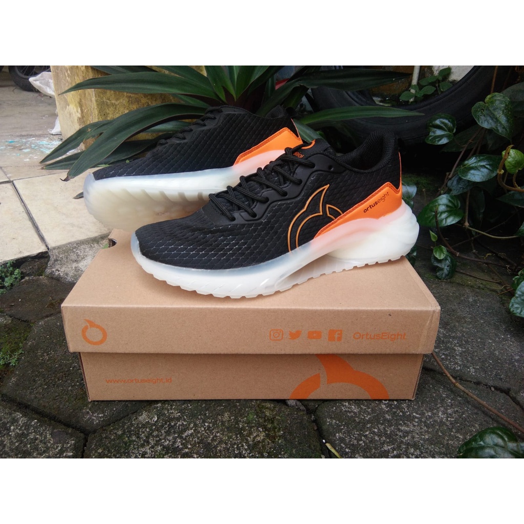 Jual Sepatu Sneakers Ortuseight Stallion Black Ortrange | Shopee Indonesia