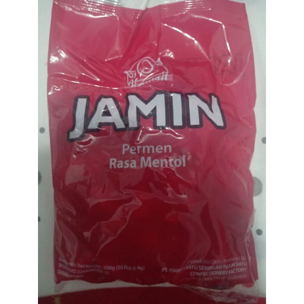 Jual permen jamin rasa mentol Permen jamu / permen batuk / Paermen ...