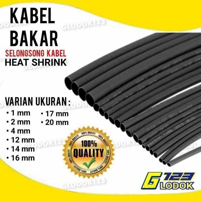 Jual Heat Shrink Kabel Bakar Konektor Penyambung Kabel Isolasi Bakar 1 ...