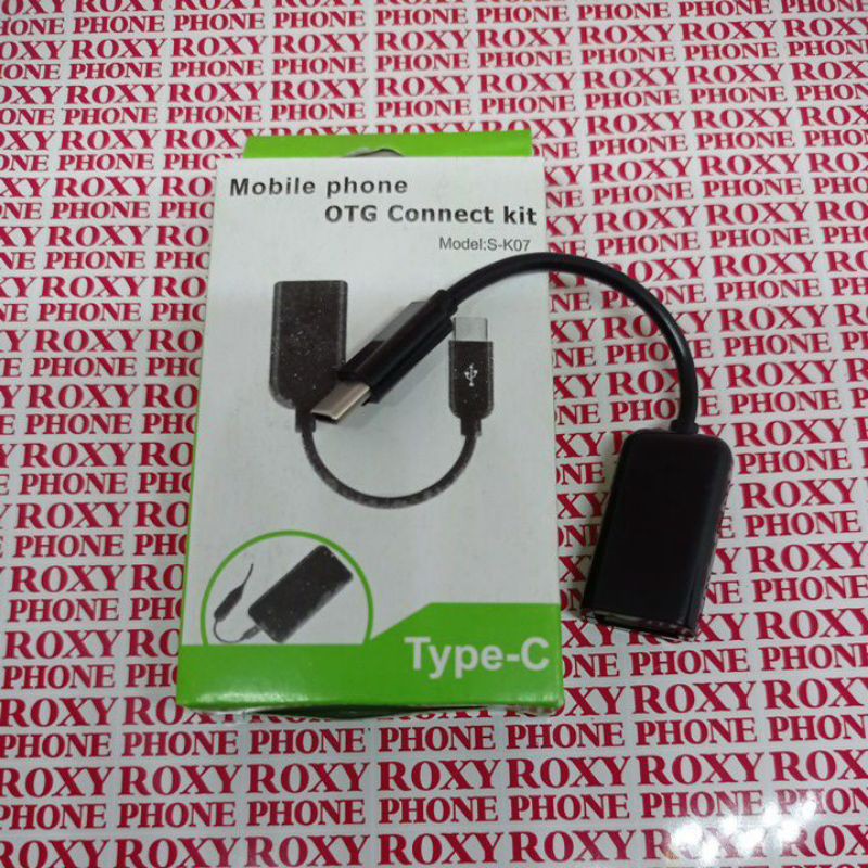 Jual MOBILE PHONE OTG CONNECT TYPE C KIT MODEL S-K07 READY | Shopee ...