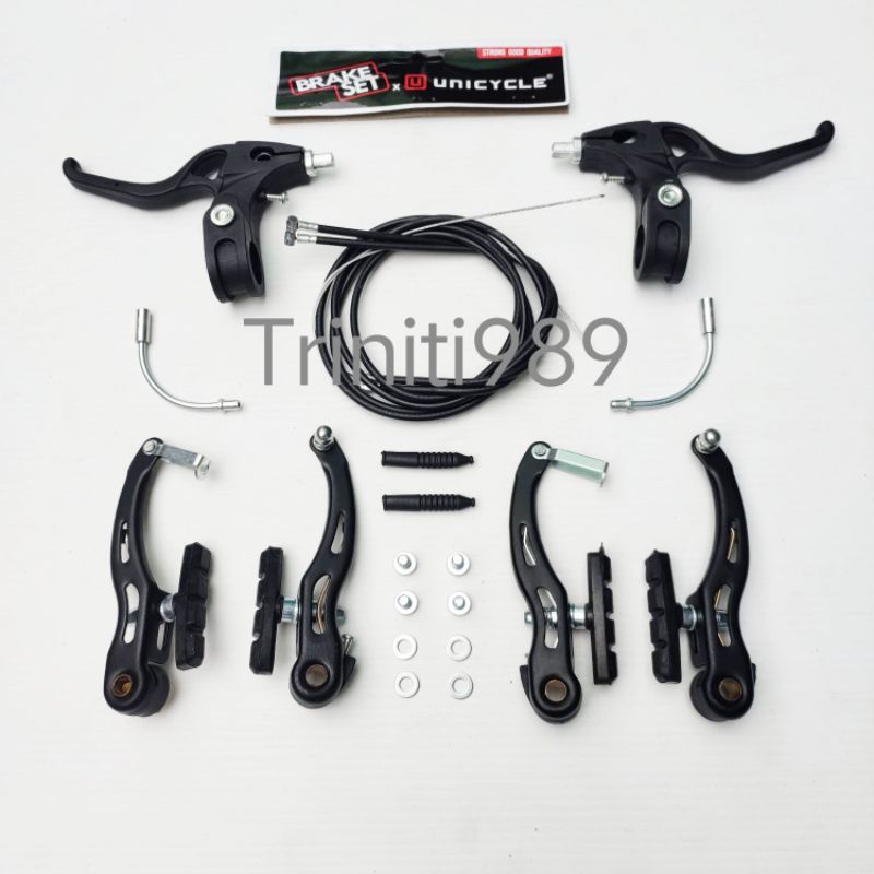 Jual Rem sepeda V-brake full set Unicycle | Shopee Indonesia