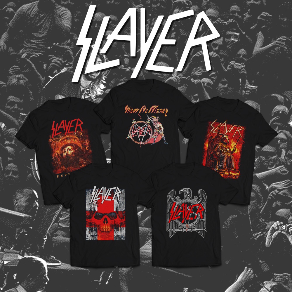 Jual Kaos Band / T-Shirt Slayer Series / DTG Kornit | Shopee Indonesia
