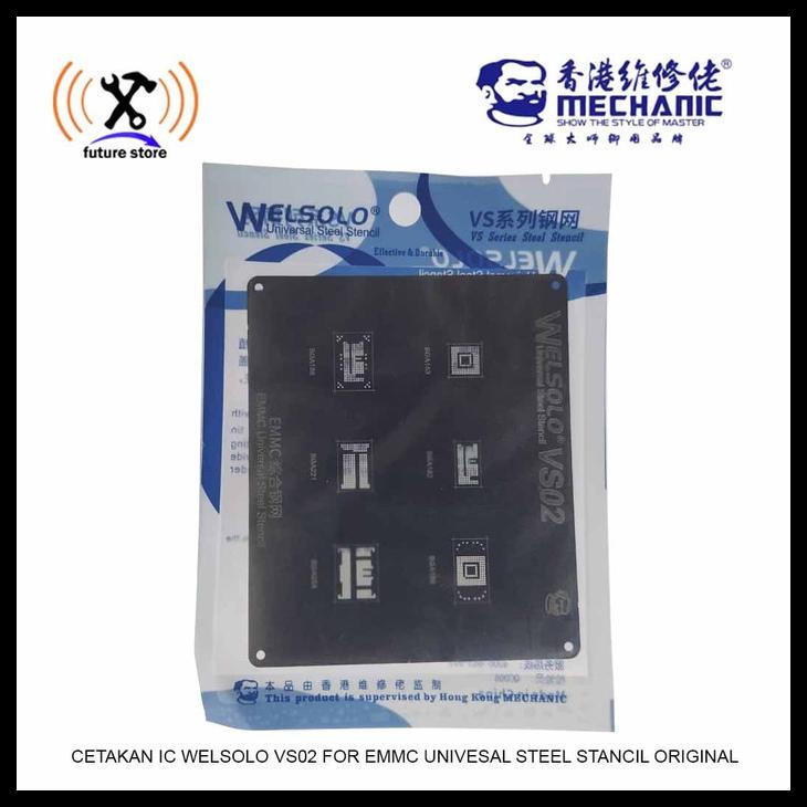 Jual Cetakan Ic Welsolo Vs02 For Emmc Univesal Steel Stancil Original ...