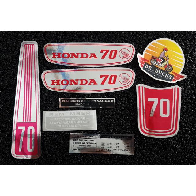 Jual Sticker body set honda pispot 70 | Shopee Indonesia