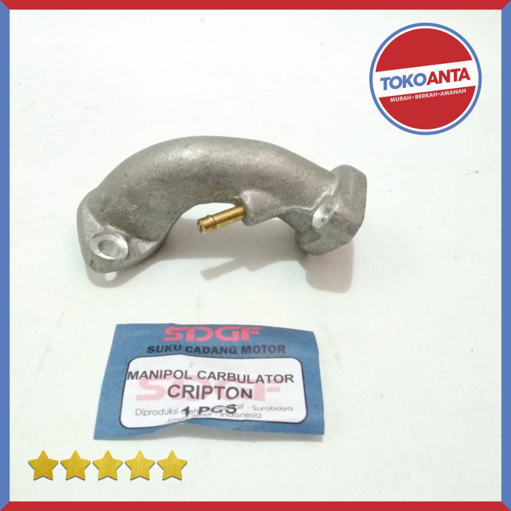 Jual Manipul Insulator Intake Manifold Manipol Karburator Almini Alumunium Crypton Cripton ...