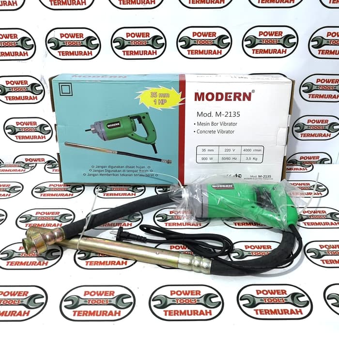 Jual Vibrator Listrik MODERN M-2135 Semen Cor Concrete Elektrik ...
