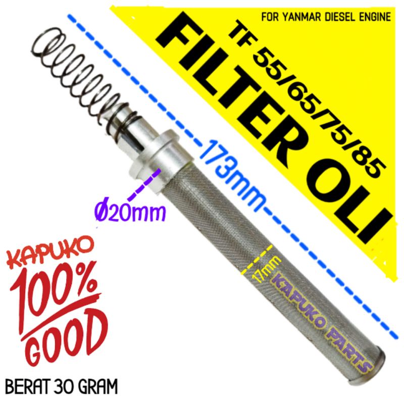 Jual TF 55/65/75/85 FILTER OLI UNTUK MESIN DIESEL YANMAR | Shopee Indonesia