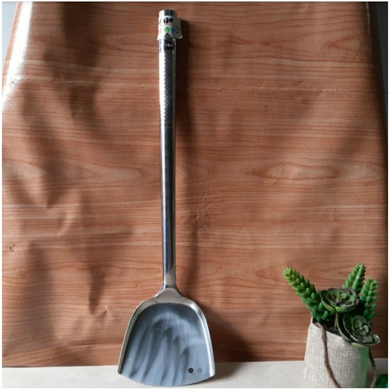 Jual CUCI GUDANG Sendok sudip Sutil goreng Stainless besar Lebar serok ...