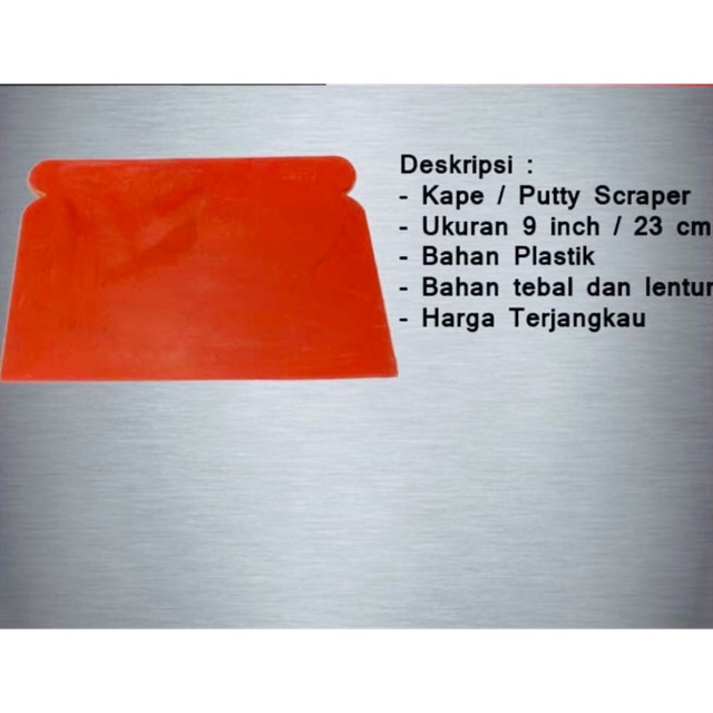 Jual KAPE PLASTIK 9” INCH / PUTTY SCRAPER 9” INCH | Shopee Indonesia