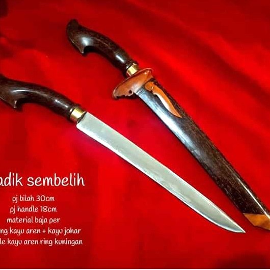 Jual peralatan perkebunan dan peralatan rumah tangga golok sembelih super tajam sarung fuul kayu ...