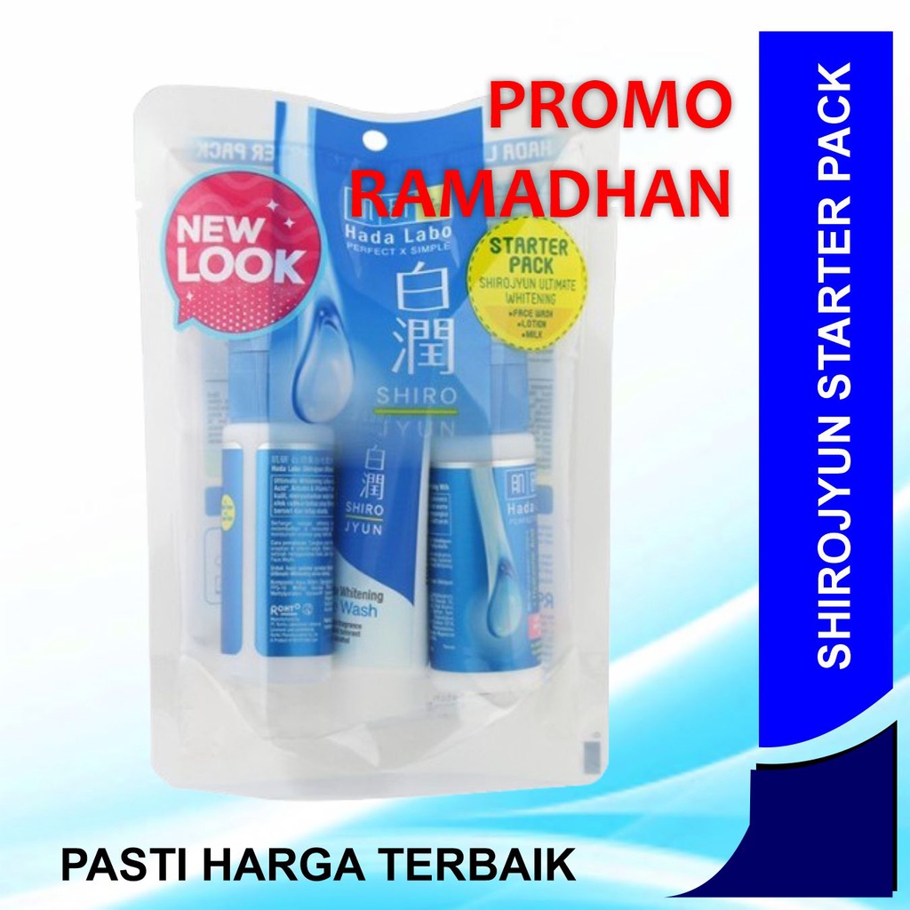 Jual STARTER KIT HADALABO / HADA LABO SHIROJYUN STARTER PACK ( BIRU ...