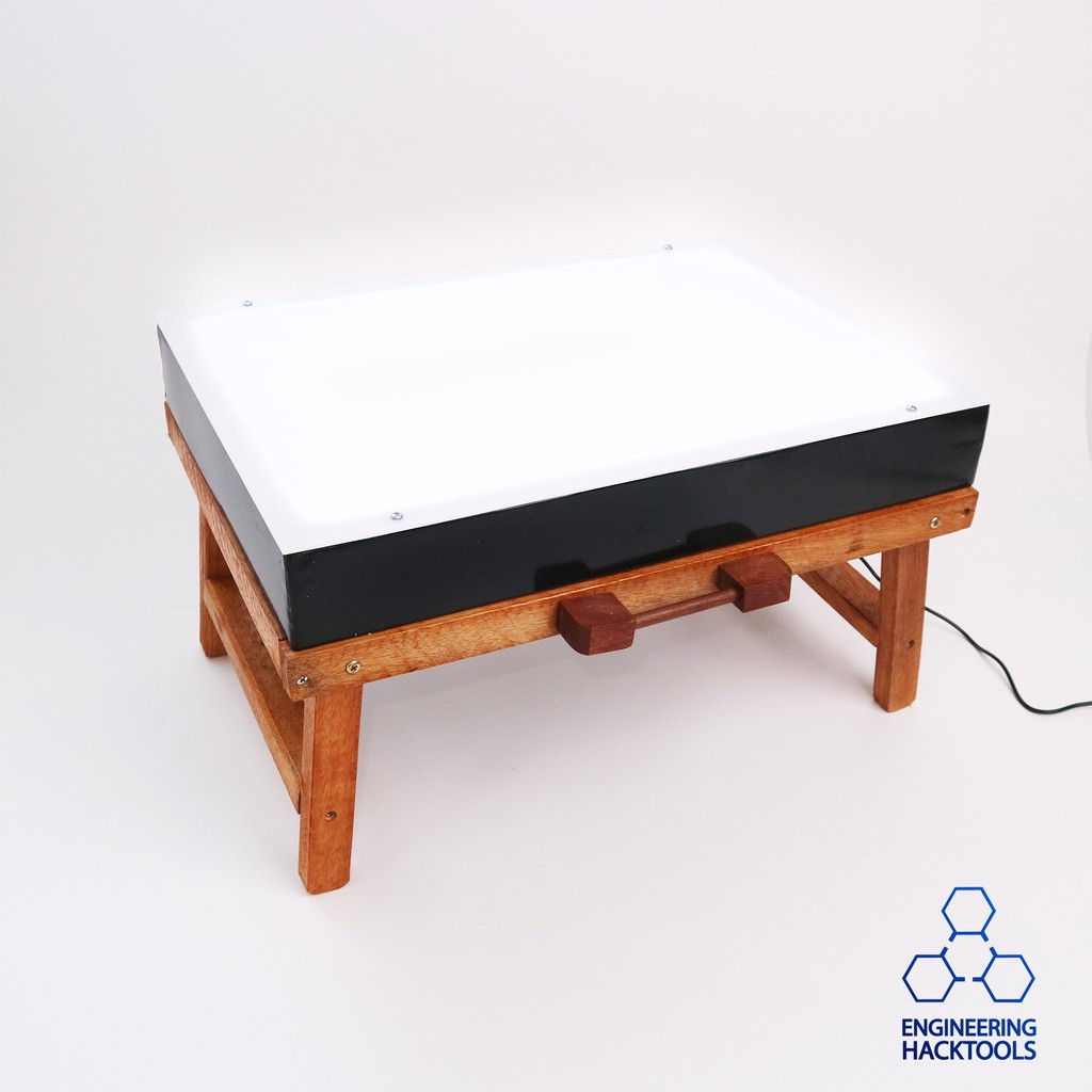 Jual Meja Gambar Tracing/Jiplak Portabel Ukuran A3 dengan LED | Shopee ...