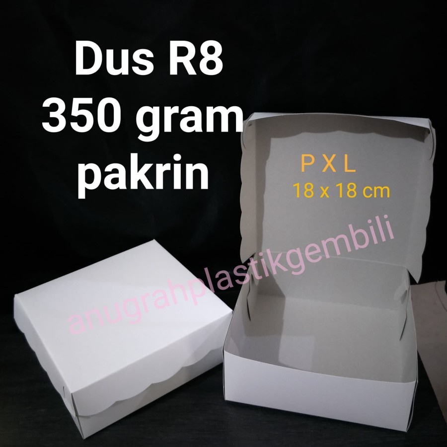 Jual Dus Nasi Putih Pakrin 18 x 18 / Dus Nasi R8 350 Pakrin (PER PACK ...