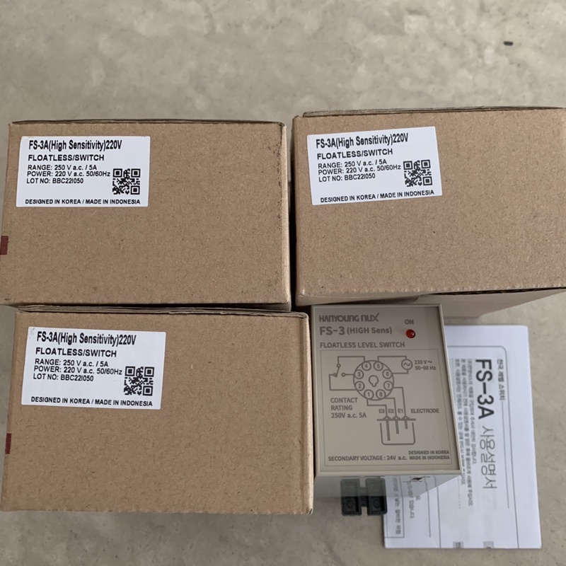 Jual FLOATLESS SWITCH HANYOUNG FS-3A 220V | Shopee Indonesia