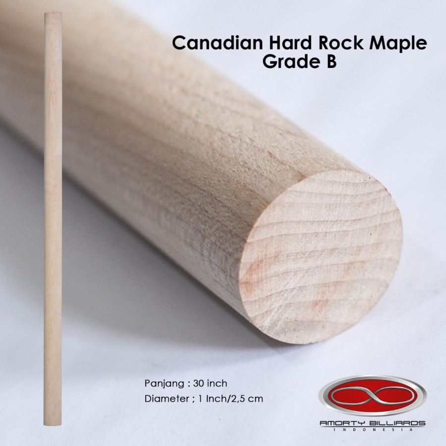 Jual Canadian Hard Rock Maple Grade B ( Bahan shaft ) | Shopee Indonesia