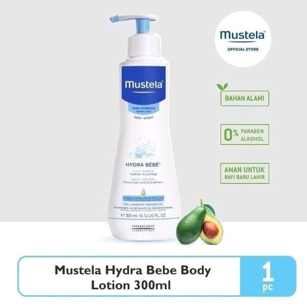 Jual Mustela Body Lotion Moisturizes and Strenghtens 300ml | Shopee ...