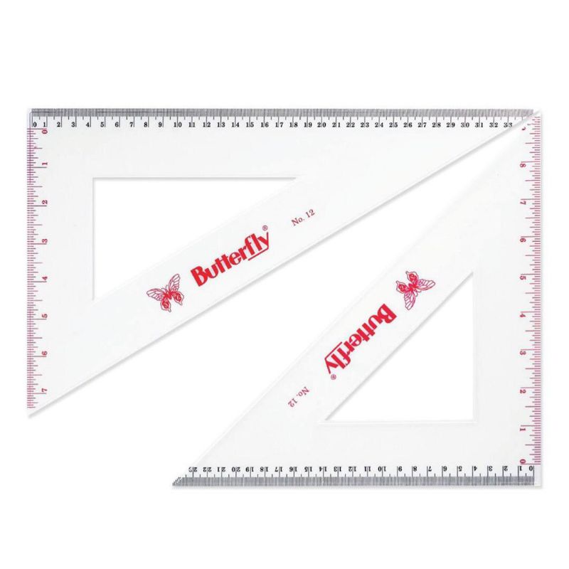 Jual Penggaris segitiga besar no.12 mistar | Shopee Indonesia