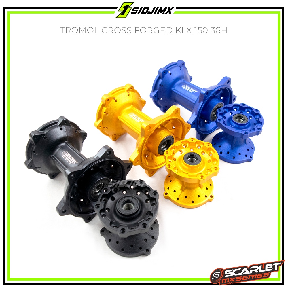Jual Tromol Cross Scarlet FORGED Tromol Set Depan Belakang WR 155 36 ...