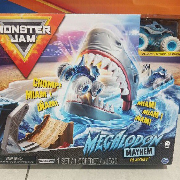 Jual Megalodon Monster Jam Playset Mayhem Track Set | Shopee Indonesia