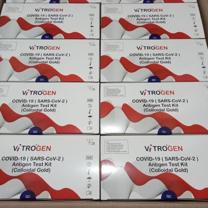 Jual Antigen swab Vitrogen isi 25/box | Shopee Indonesia