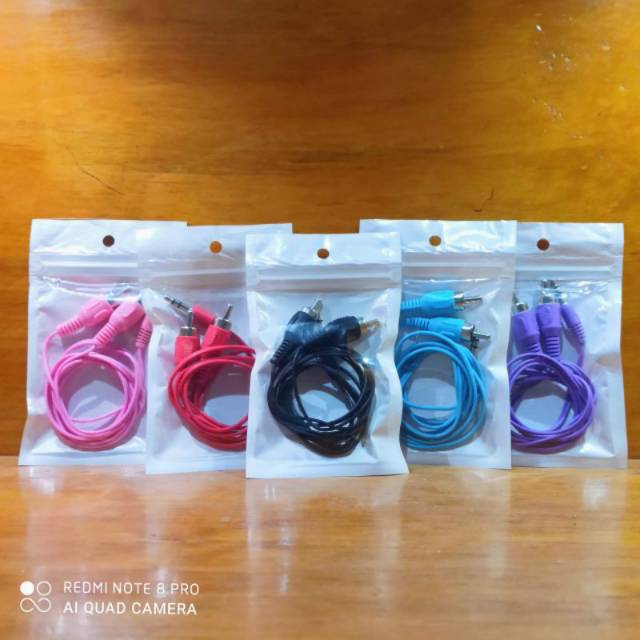 Jual Kabel Solid AUX 2 in 1 | Shopee Indonesia