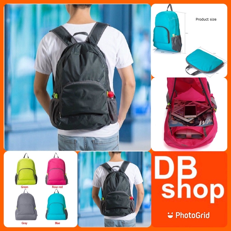 Jual DBSHOP - tas lipat backpack Foldable Backpack / Travel / Tas ...
