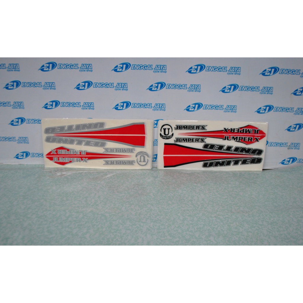 Jual Decal Sticker Stiker Sepeda United Jumper X MTB Hybrid Roadbike ...