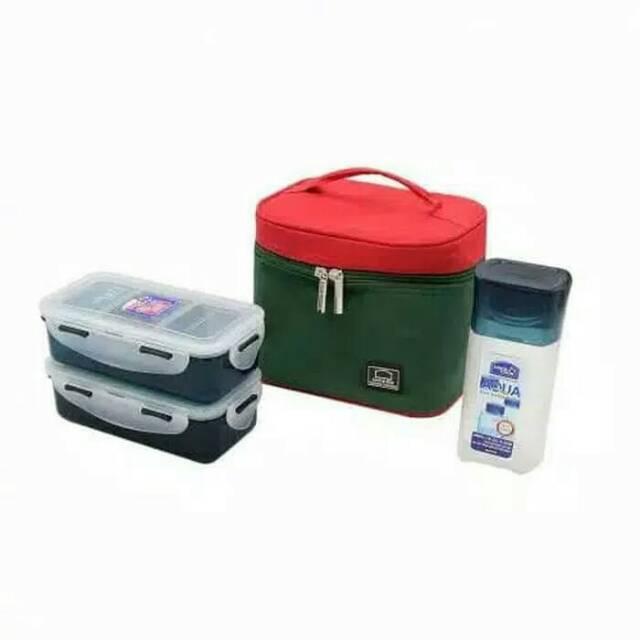 Jual Lock n lock Lunch Box Set 3 pcs - Two Tone | Shopee Indonesia