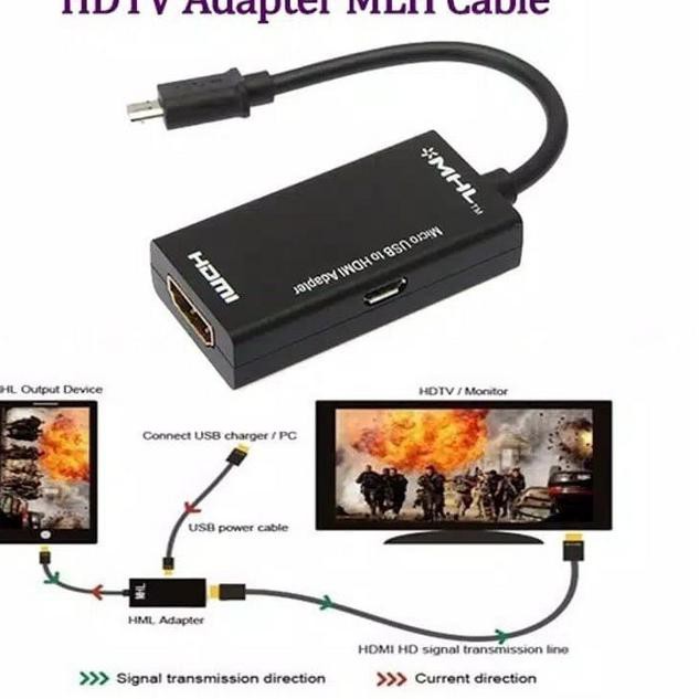Jual VIGOZZ Adapter Sambungan HDMI ke Micro USB / HDMI to Micro USB ...