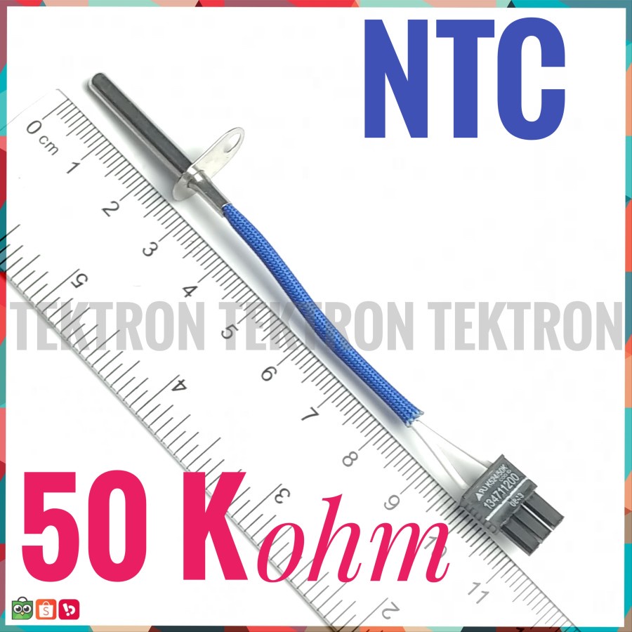 Jual Epcos NTC 50Kohm 503 Thermistor 50K Sensor Panas | Shopee Indonesia