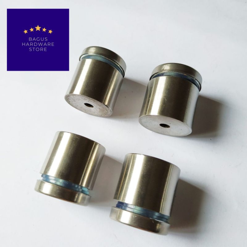 Jual PEN IKLAN 25X25 /BAUT KACA AKRILIK STAINLESS HUBEN | Shopee Indonesia