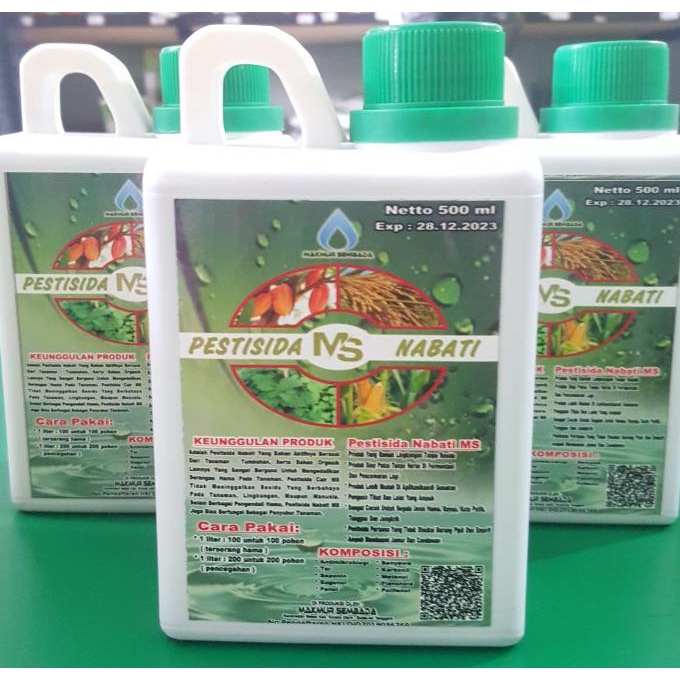 Jual {{{{}}] Pestisida Nabati MS, Racun/Obat Pembasmi Hama Tanaman Organik 500 ML | Shopee Indonesia