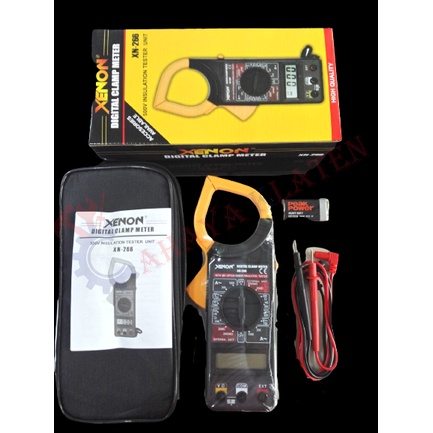 Jual Tang Ampere Digital XENON XN-266 , WIPRO DT-266 / Clamp Meter Digital XENON dan WIPRO ...