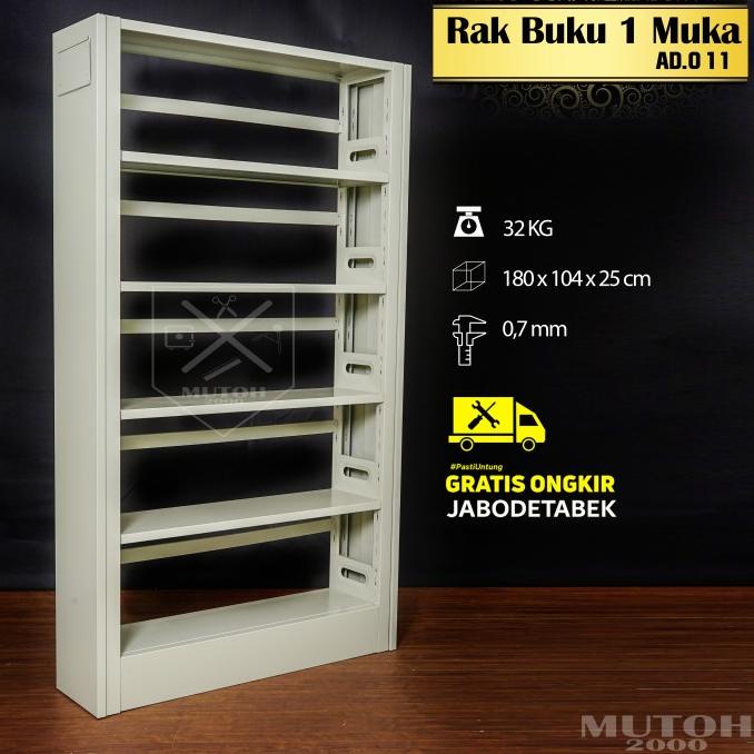 Jual Rak Buku Rak Besi Rak Perpustakaan Rione Topas | Shopee Indonesia