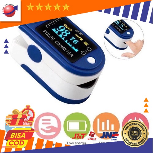 Jual [ORIGINAL] Fingertip Pulse Oximeter SpO2 LED / Pulse Oxymeter Alat Ukur Kadar Oksigen ...