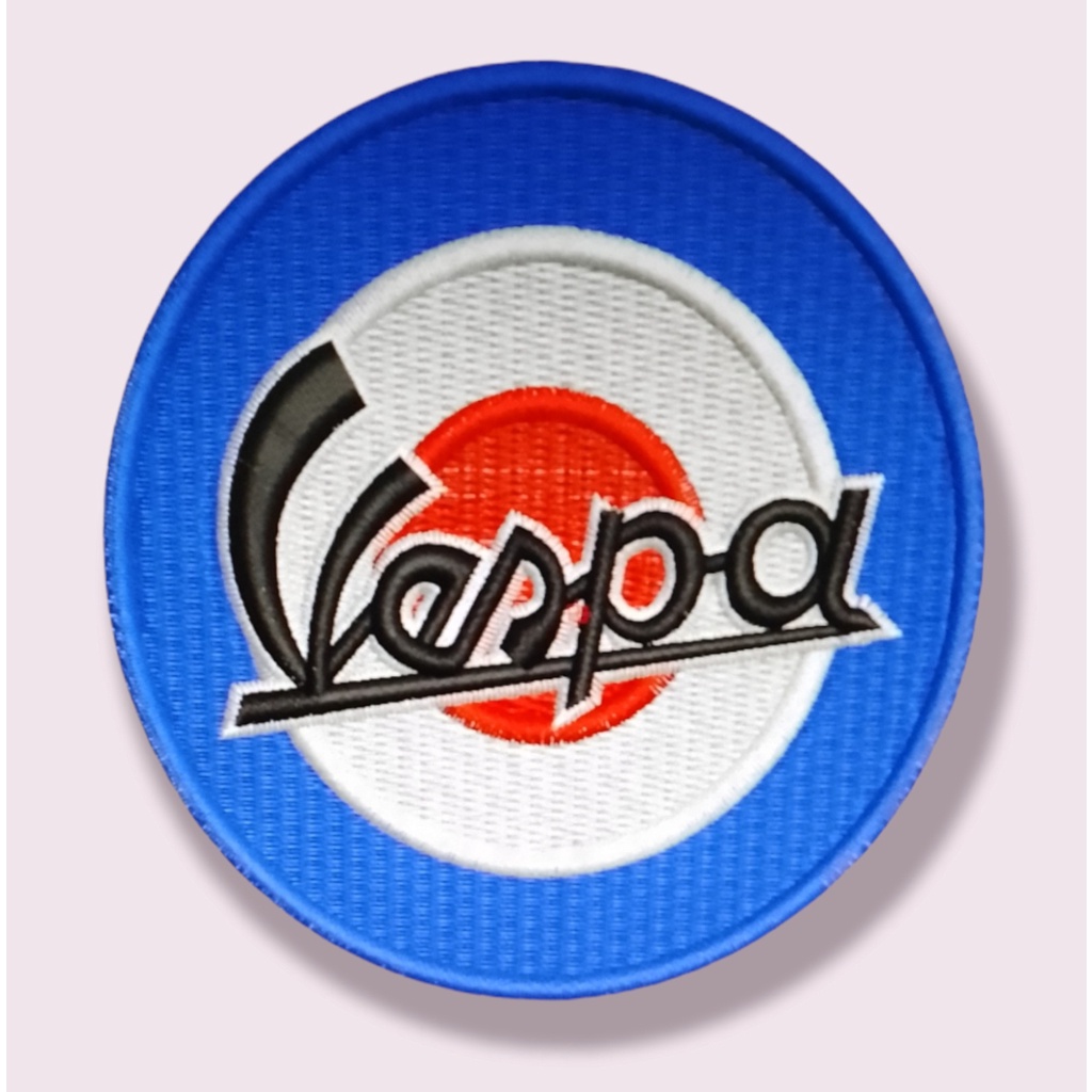 Jual BORDIR/LOGO CUSTOM/LOGO SENDIRI/PATCH BORDIR/VESPA/PIAGGIO/BENDERA ...
