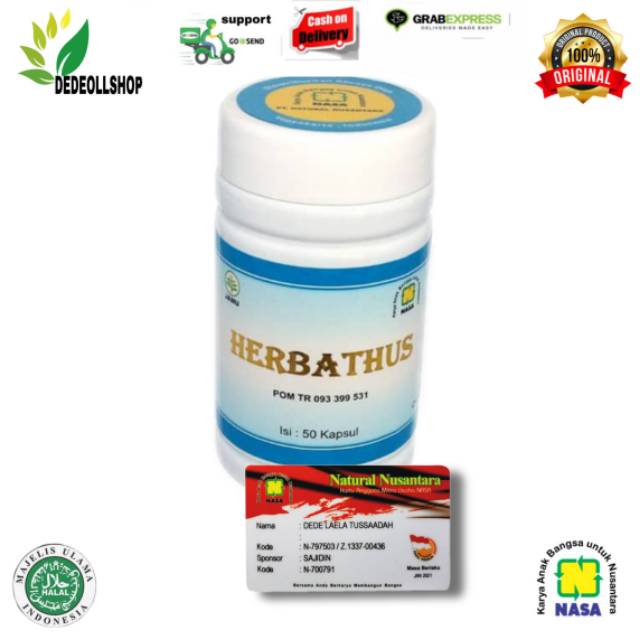 Jual Herbathus Asli Original Nasa Obat Asam Urat | Shopee Indonesia