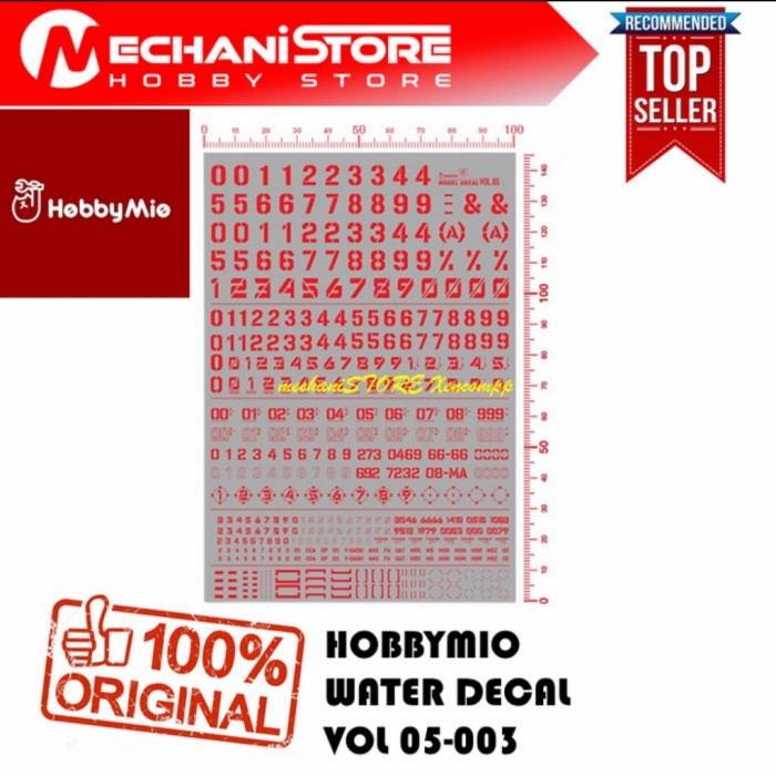 Jual HOBBY MIO Water Decal Caution Vol 05-003 UV LIGHT - HOBBYMIO DECAL ...