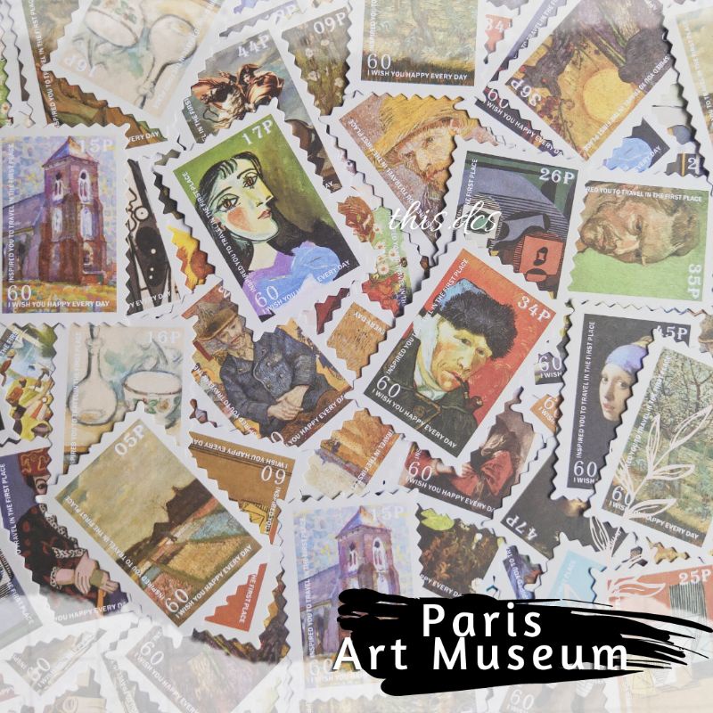 Jual Stiker Perangko vintage | Sticker Vintage Stamps Retro journal ...