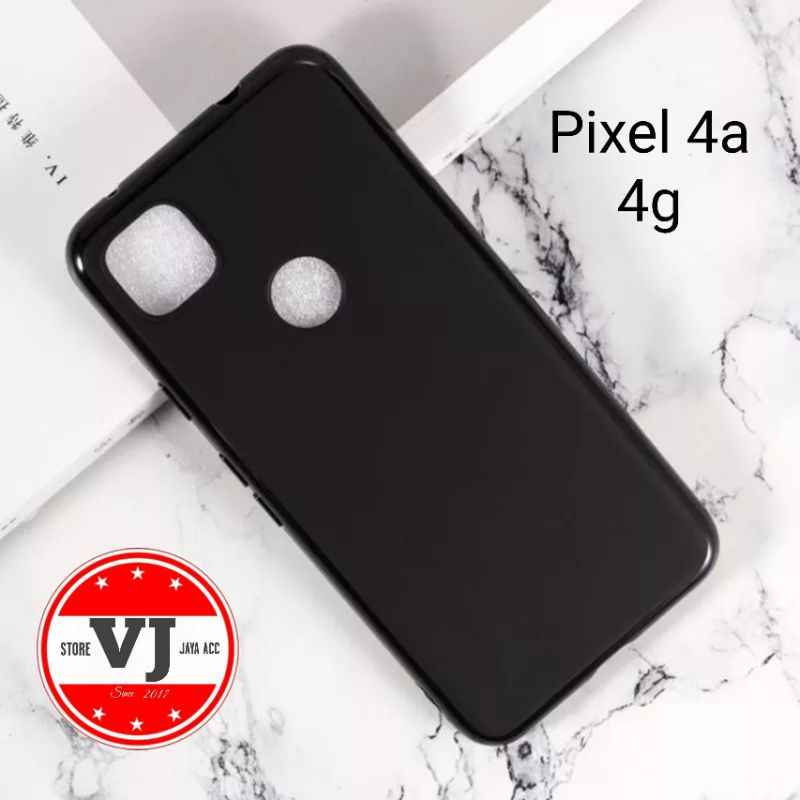 Jual Softcase Google Pixel 4a 4G Case Silikon TPU Black Matte Pixel4a ...