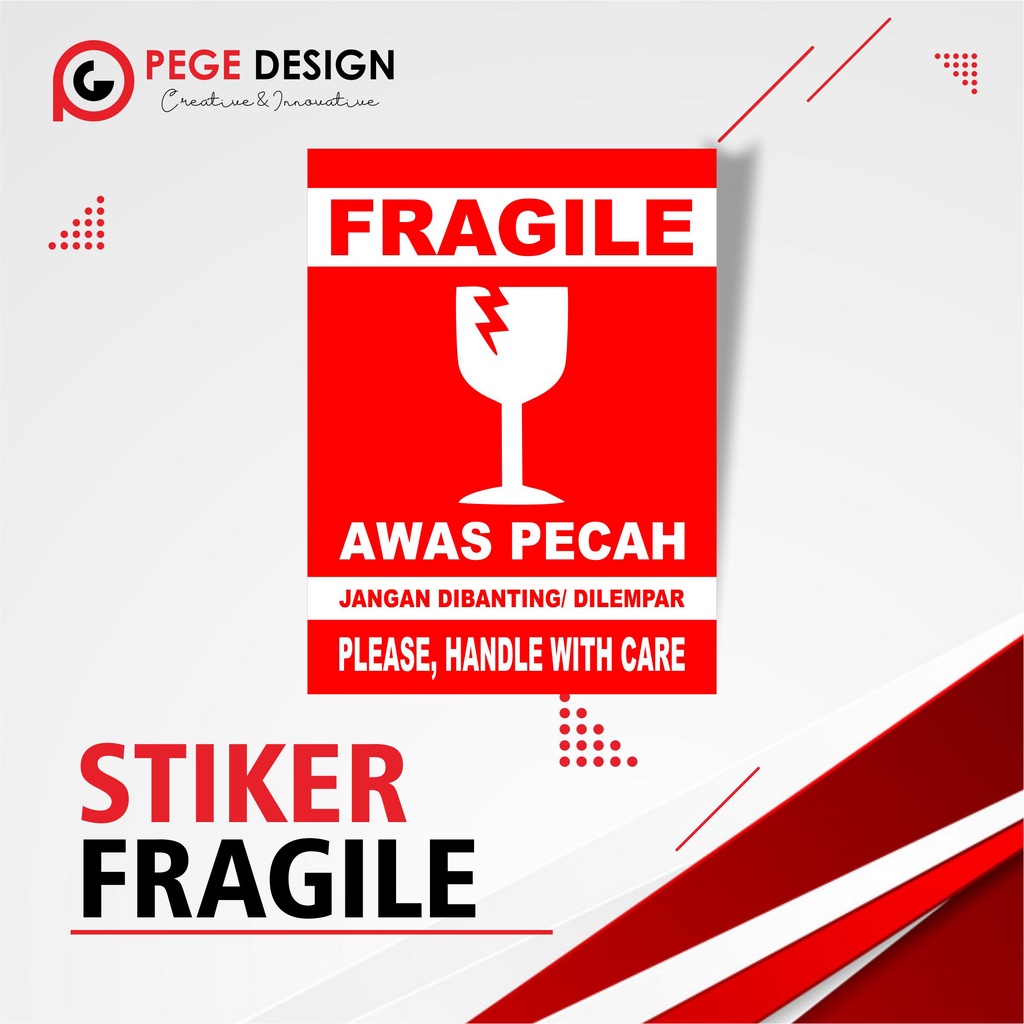 Jual STIKER FRAGILE//STIKER PEREKAT UNTUK MENGIRIM BARANG | Shopee ...