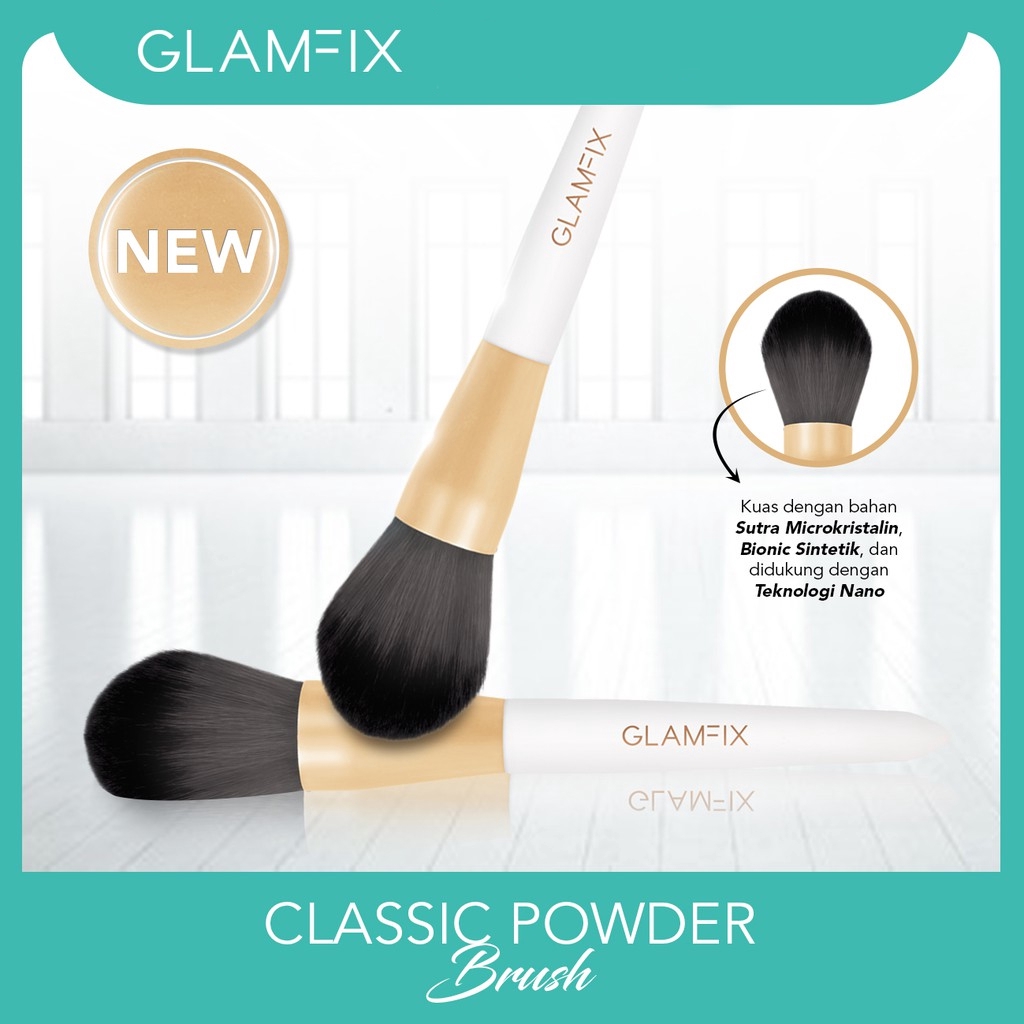 Jual GLAM FIX Classic Powder Brush | GLAMFIX | Shopee Indonesia