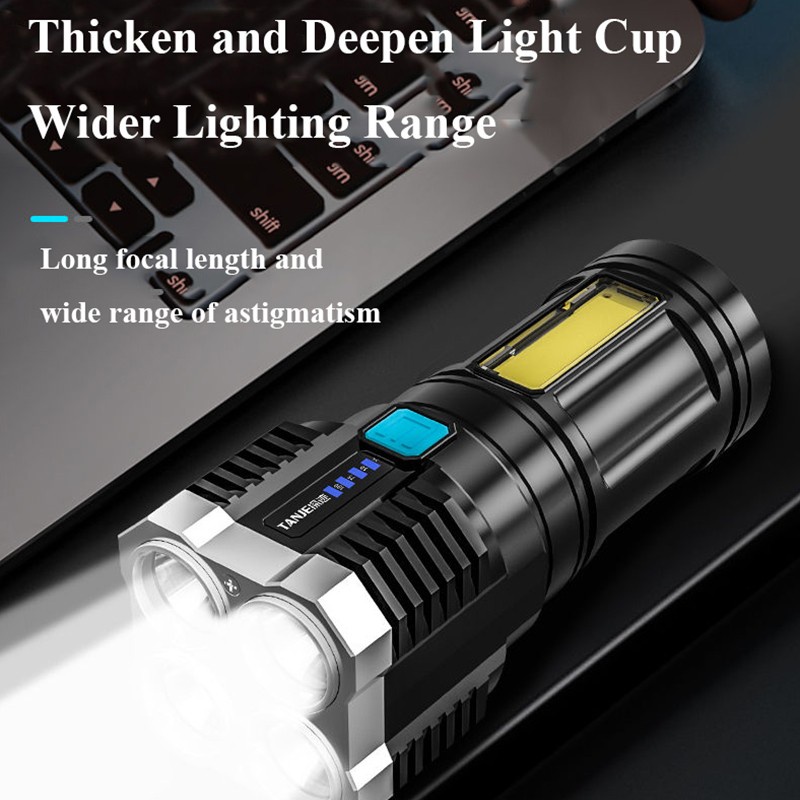 Jual Senter LED COB L-S03 Senter Camping Rechargeable USB 4 Mode ...