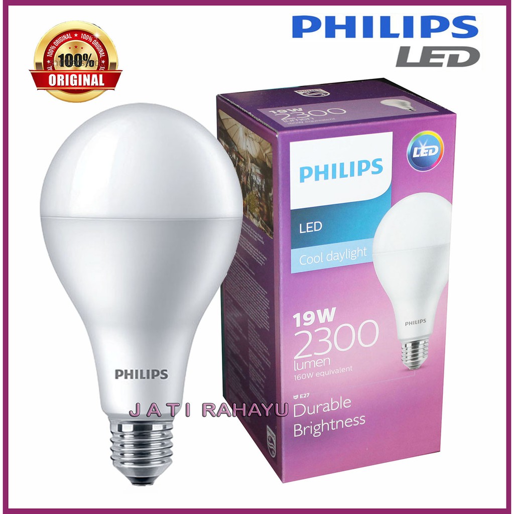 Jual PHILIPS LAMPU LED BULB 19W 19 Watt PUTIH | Shopee Indonesia